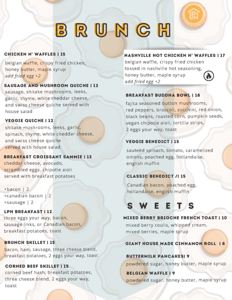 Menu - Leeds Public House | Gastropub In Downtown Michigan City