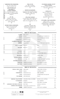 Menu - Leeds Public House | Gastropub In Downtown Michigan City